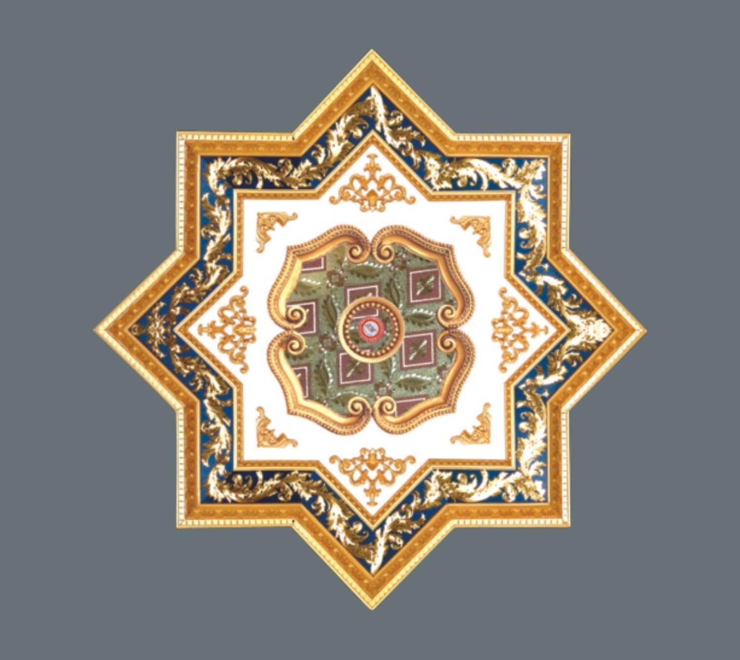 43" Star Ceiling Medallion - Michelangelo Collection - Amazon.com