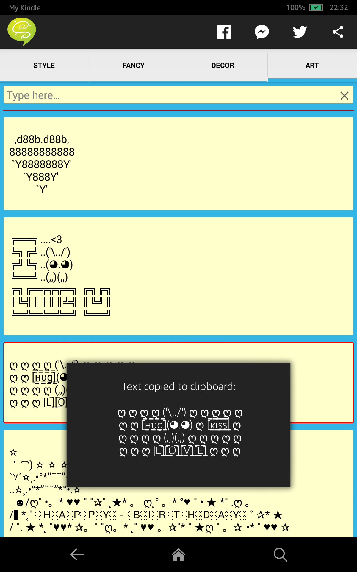 Stylish & Fancy Text Generator for Chat & Social apps - App on Amazon ...