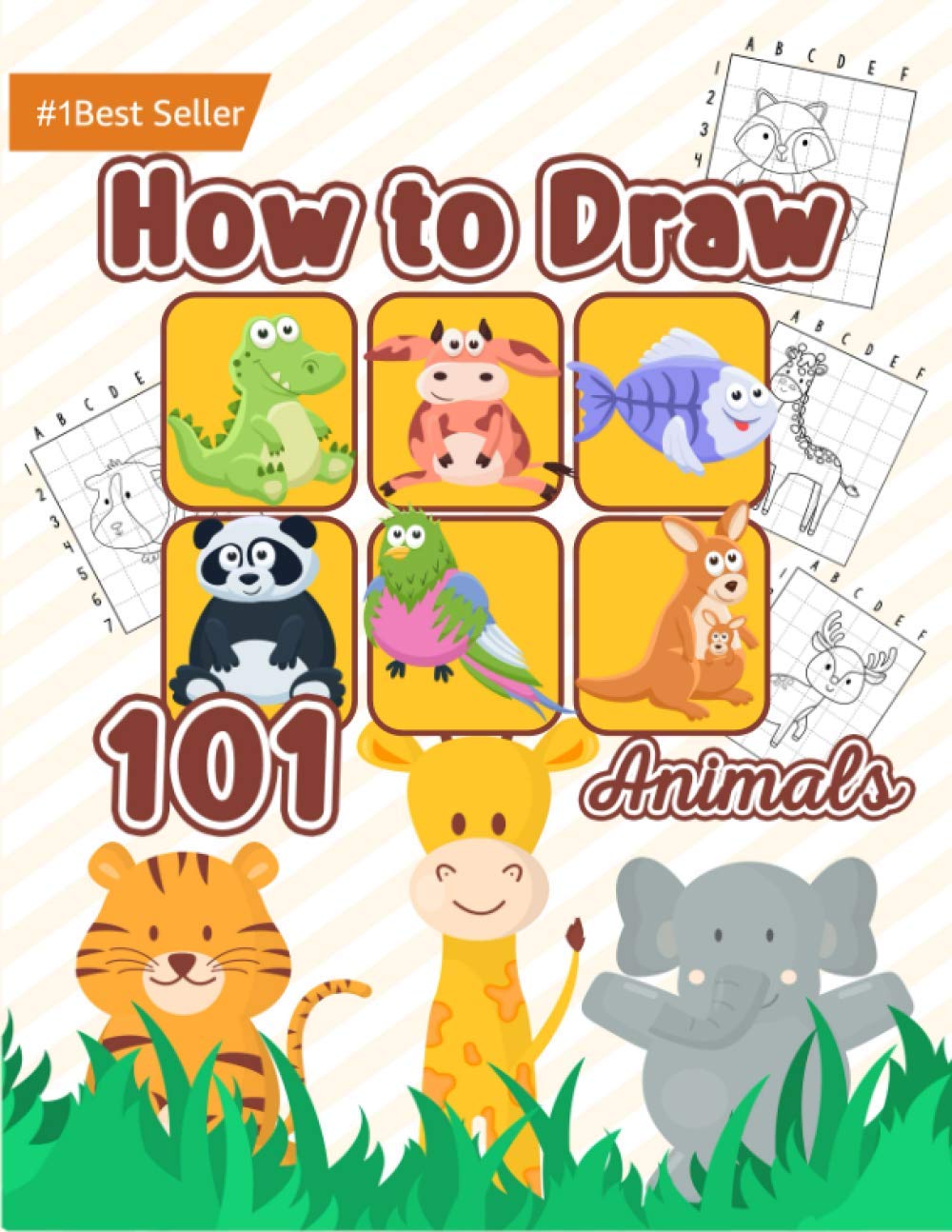 How to Draw 101 Animals: Animals Beginner Doodle Sketch Drawing Guide ...