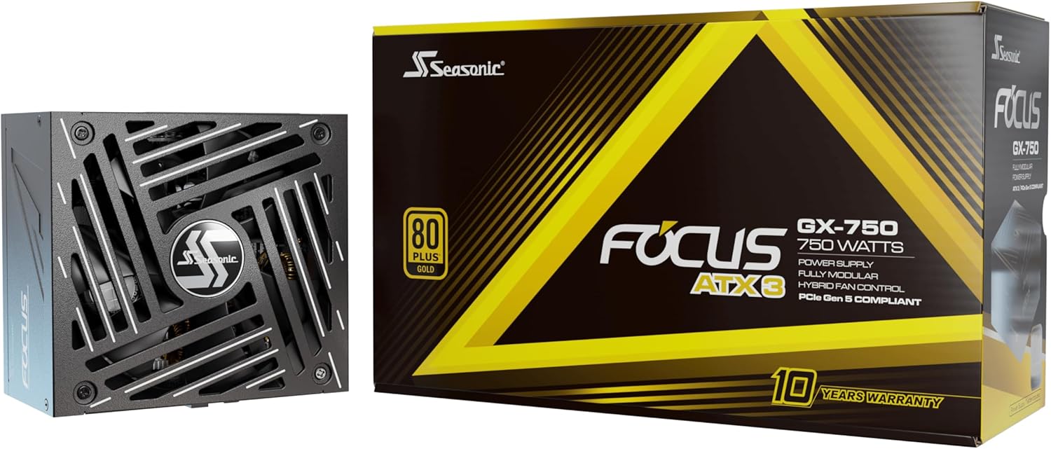 Amazon.com: SEASONIC Focus V4 GX-750-750W - 80+ Gold - Full-Modular ...