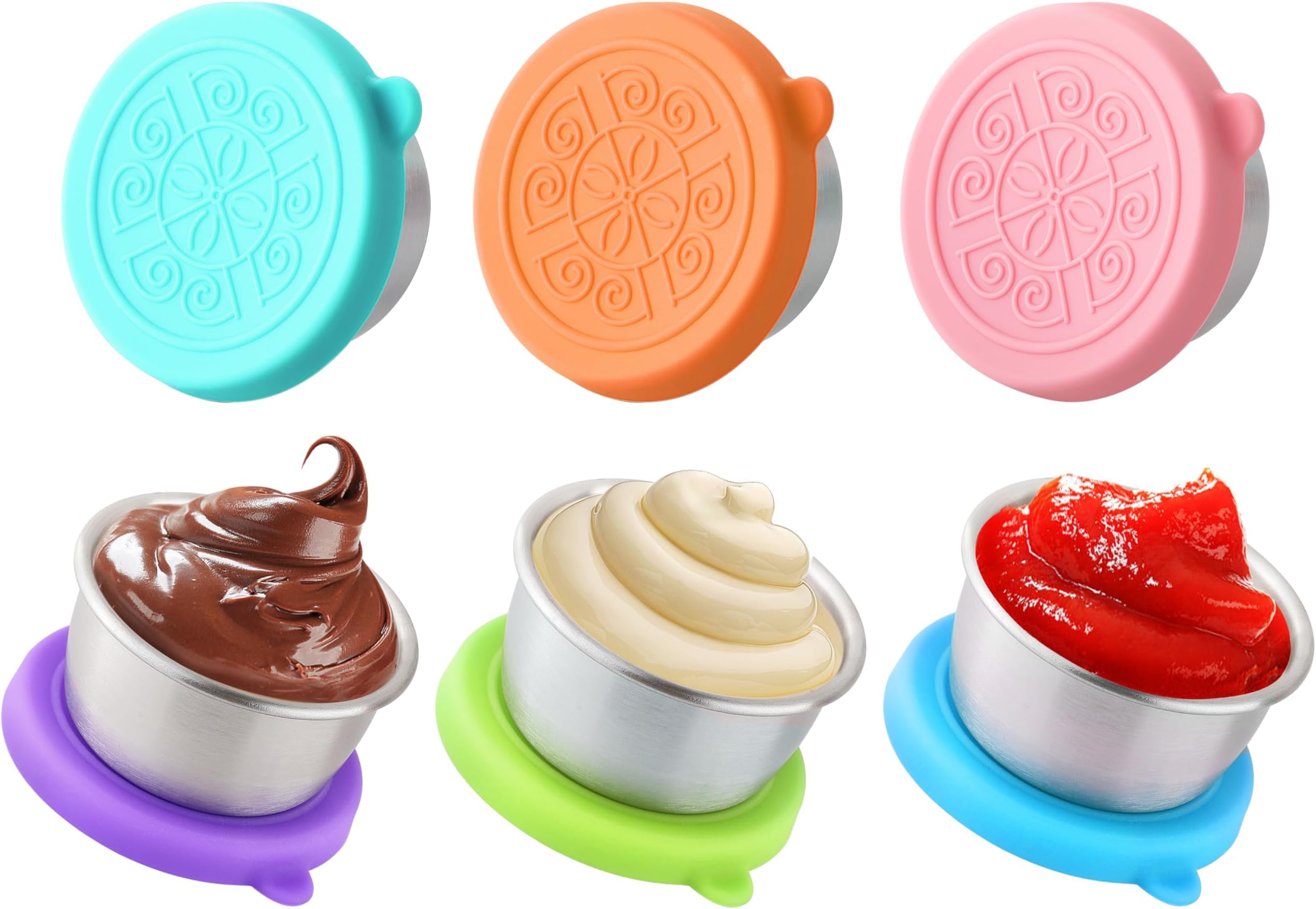 Amazon.com: [8 Pack] Salad Dressing Container To Go, 2.4oz Small ...