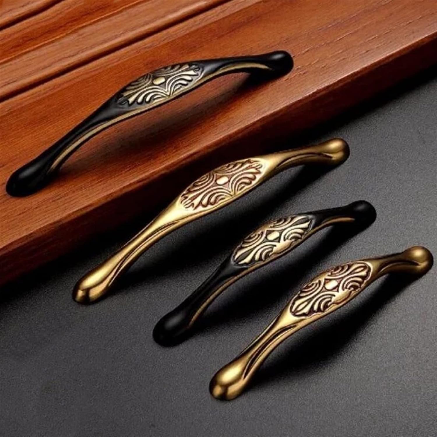 Full Copper Handle Cabinet Wardrobe Door Long Handles Solid Brass ...