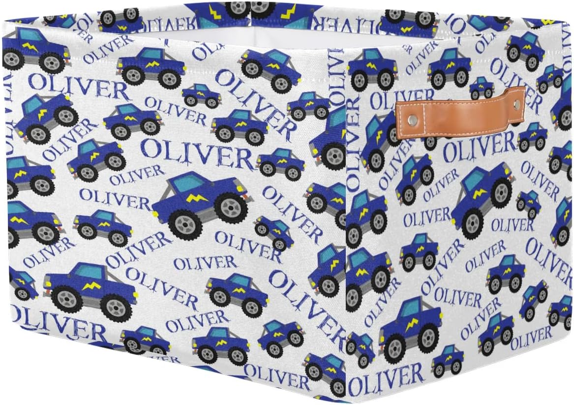 RIRIX Personalized Storage Baskets for Organizing, Custom Name Storage ...