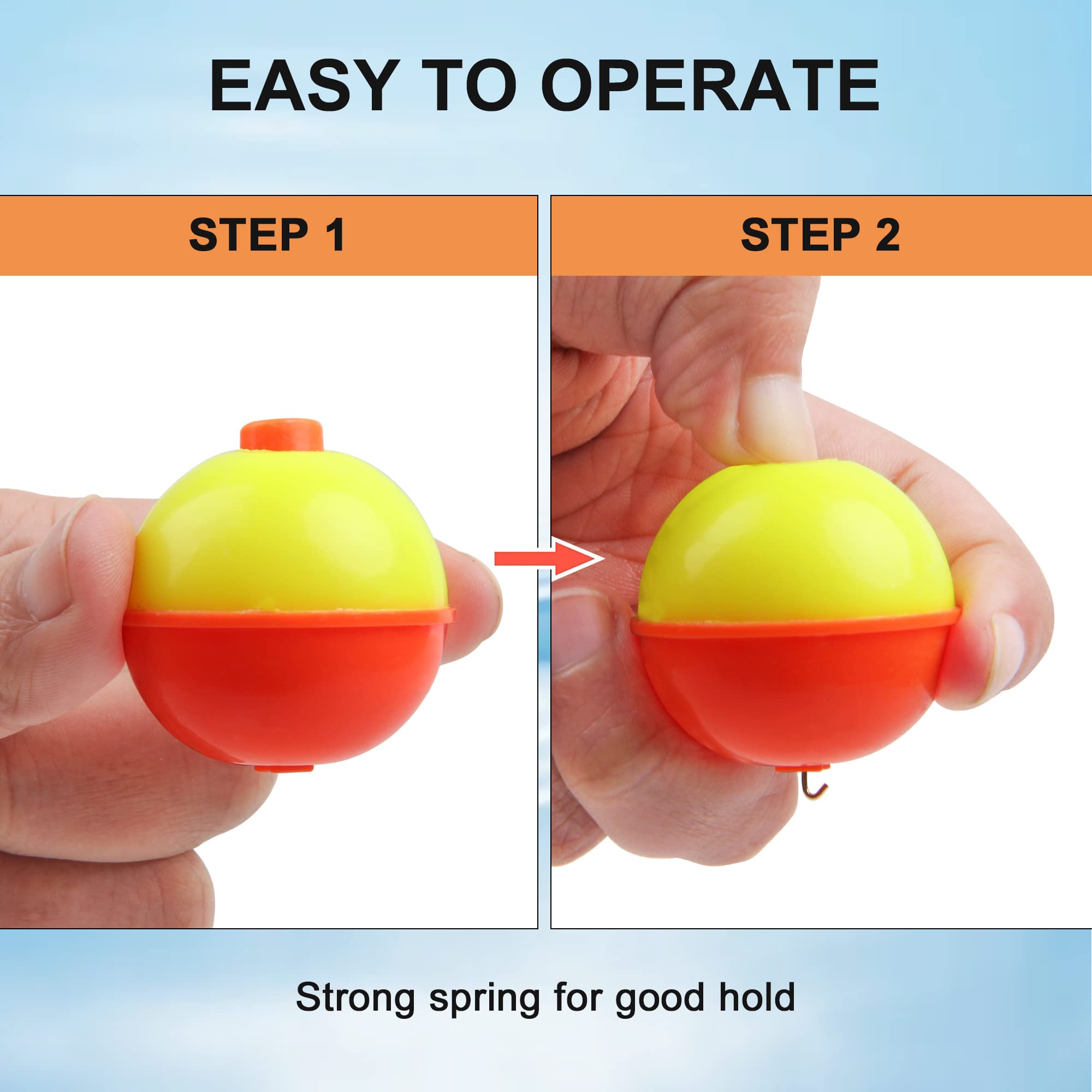 Fishing Bobbers Fishing Floats Fishing Float Push Button Snap-on Floats ...