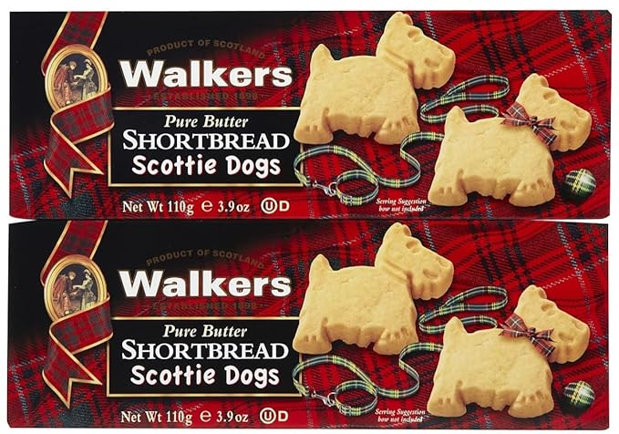Amazon.com: Walkers Scottie Dog Shortbread - 3.9 oz - 2 pk : Grocery ...