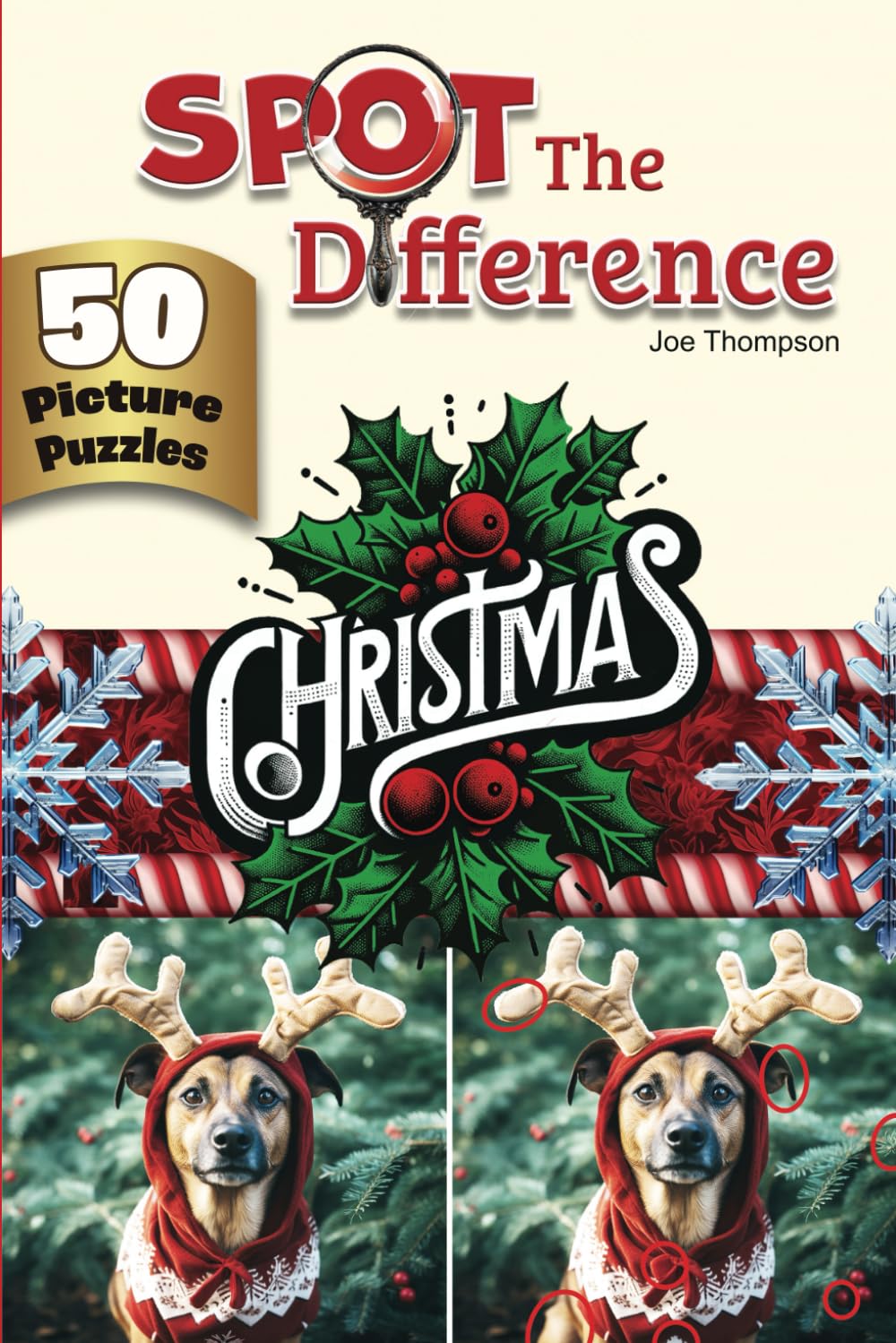 Spot The Difference - Christmas - 50 Picture Puzzles: From Beginner to ...