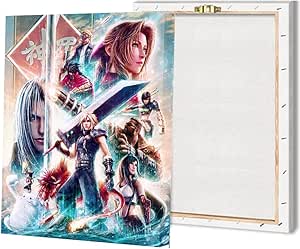 Amazon.com: Gaming Posters Final Fantasy VII -FF7 Poster Print Poster ...