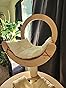 Amazon.com : Happy&Polly Solid Wood Cat Tree - 56.3" Multi-Level ...