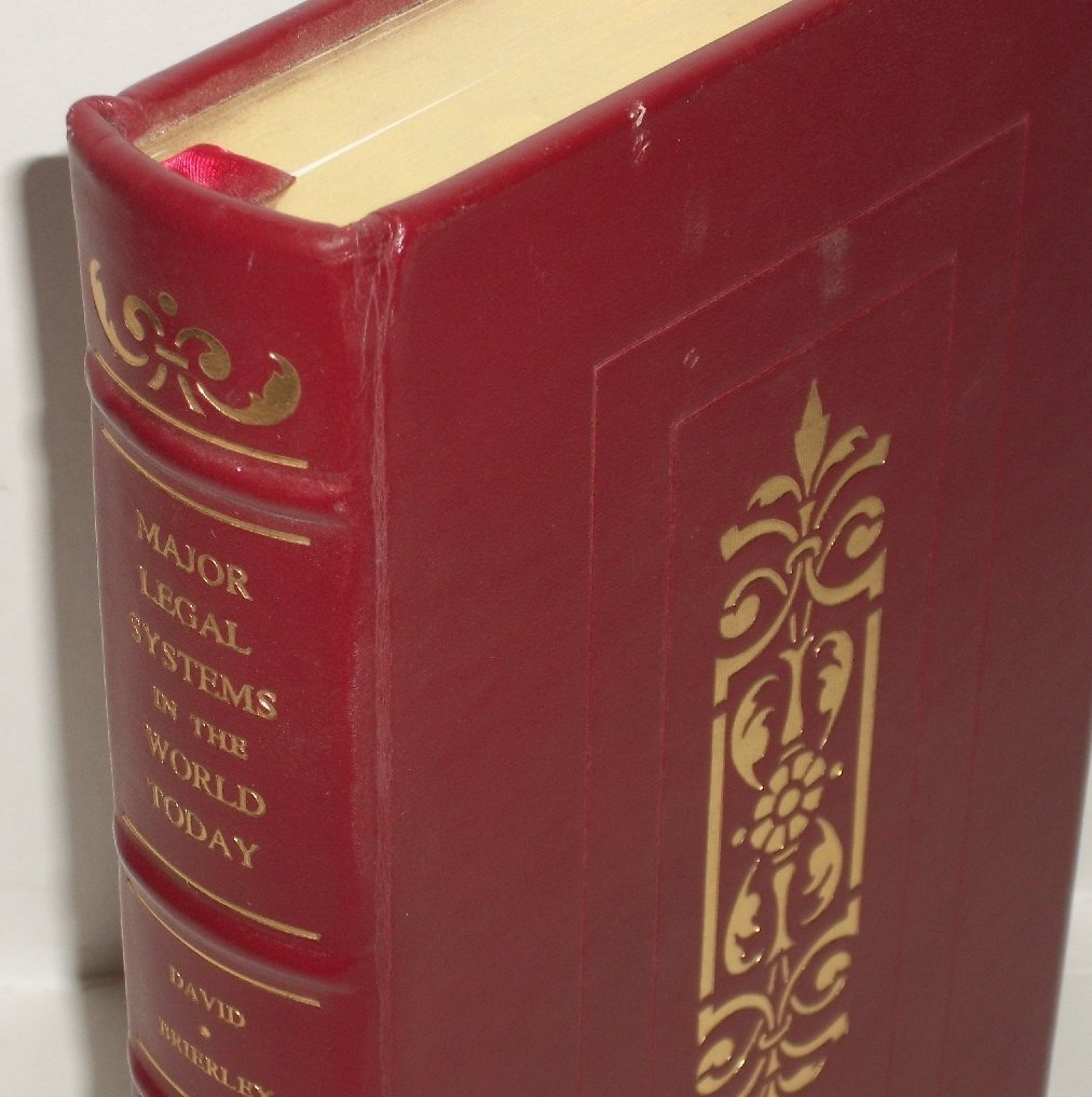 Major legal systems in the world today: An introduction to the ...