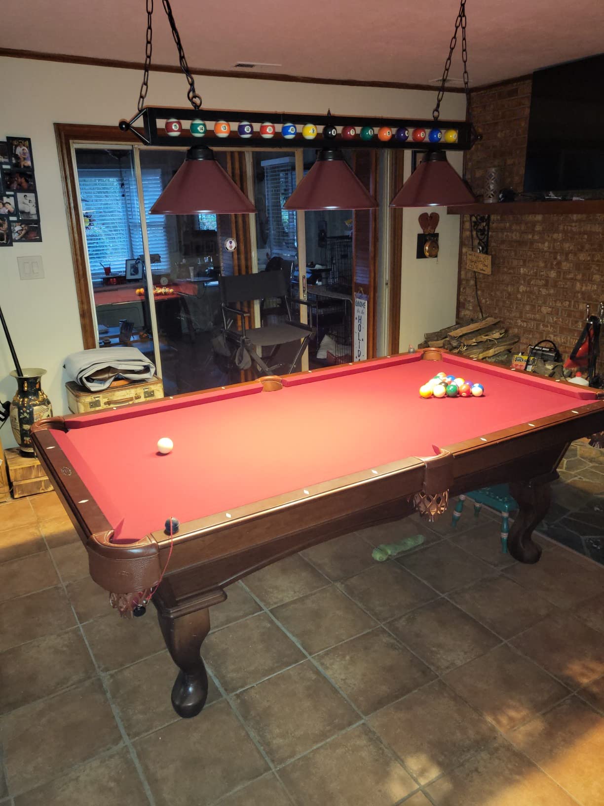 $40/mo - Finance Wellmet Billiard Light for Pool Table,59” Pool Table ...