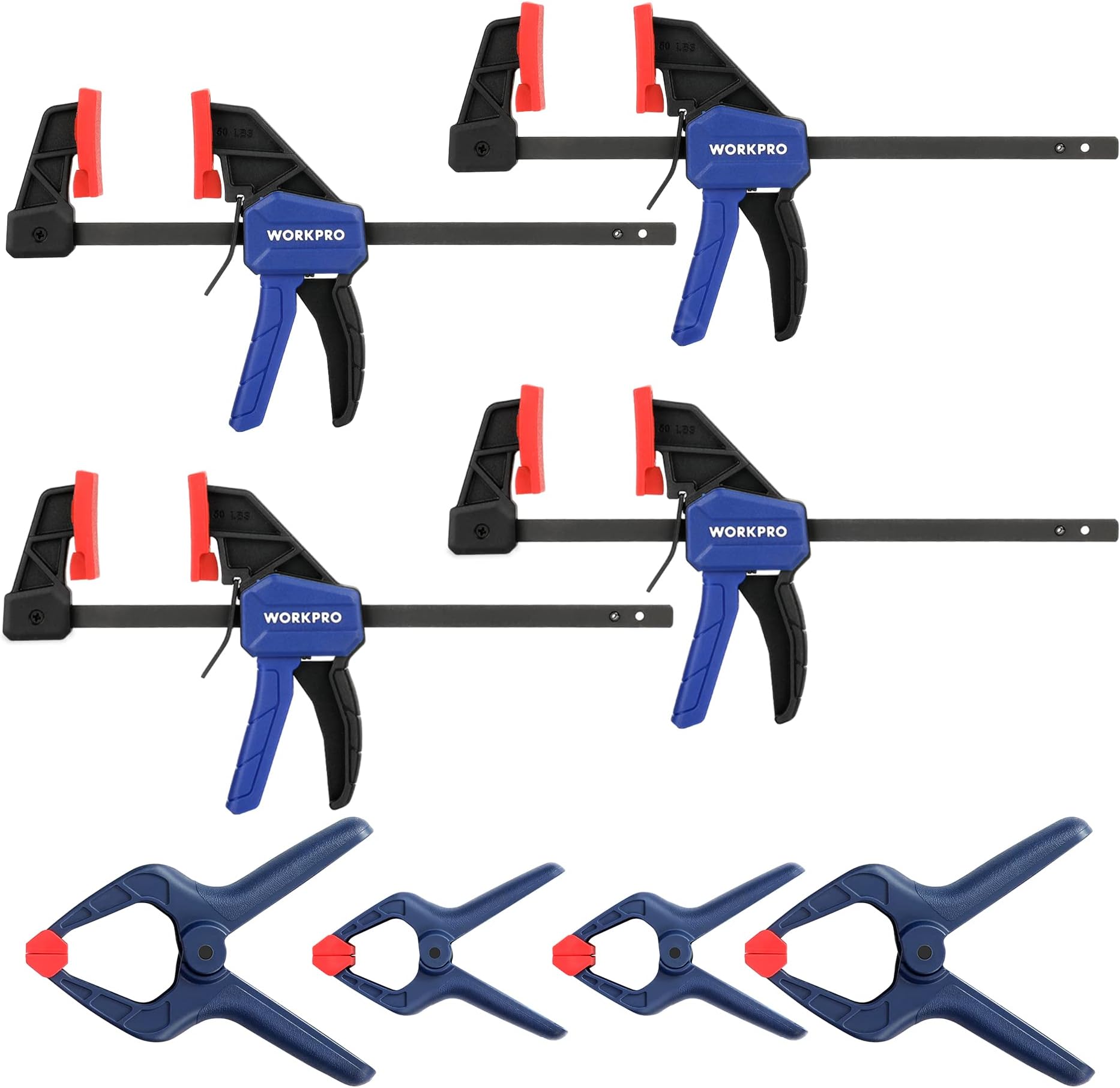 IRWIN Quick-Grip Woodworking Clamps Set, 8-Piece (IRHT83220) : Amazon ...