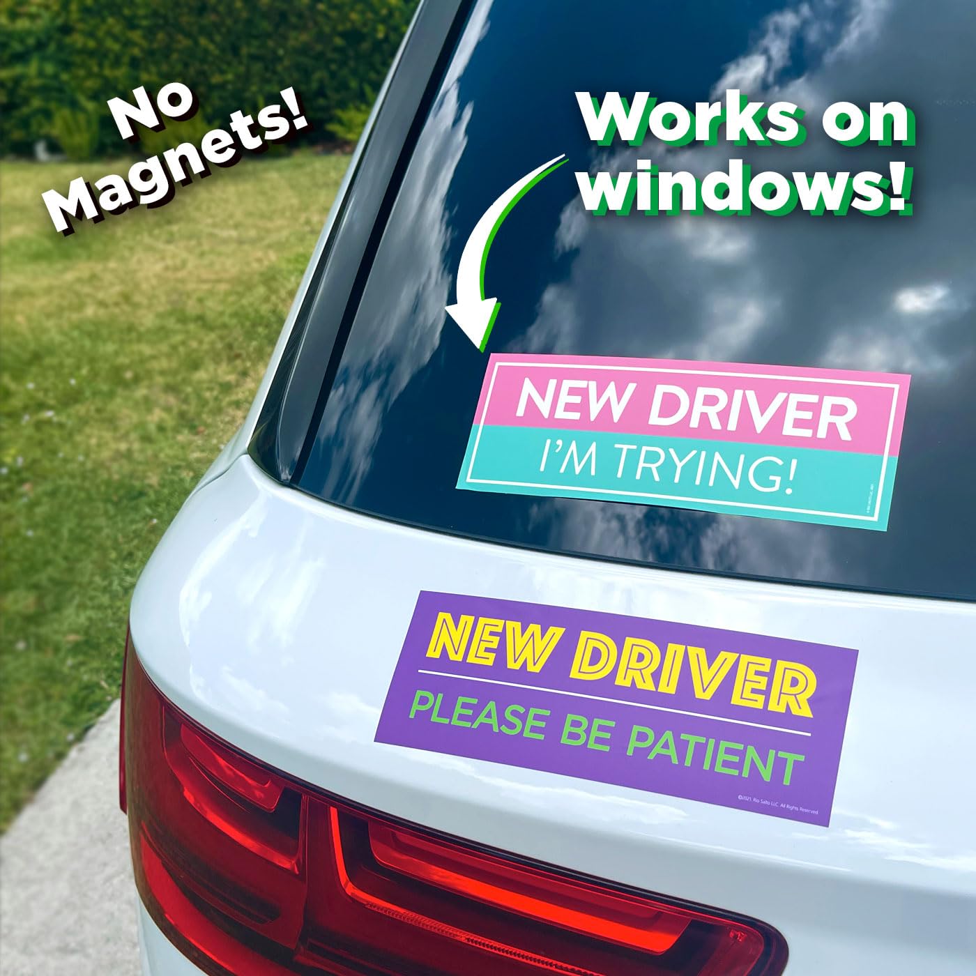 Snapklik.com : Rio Salto Student Driver Stickers - Funny