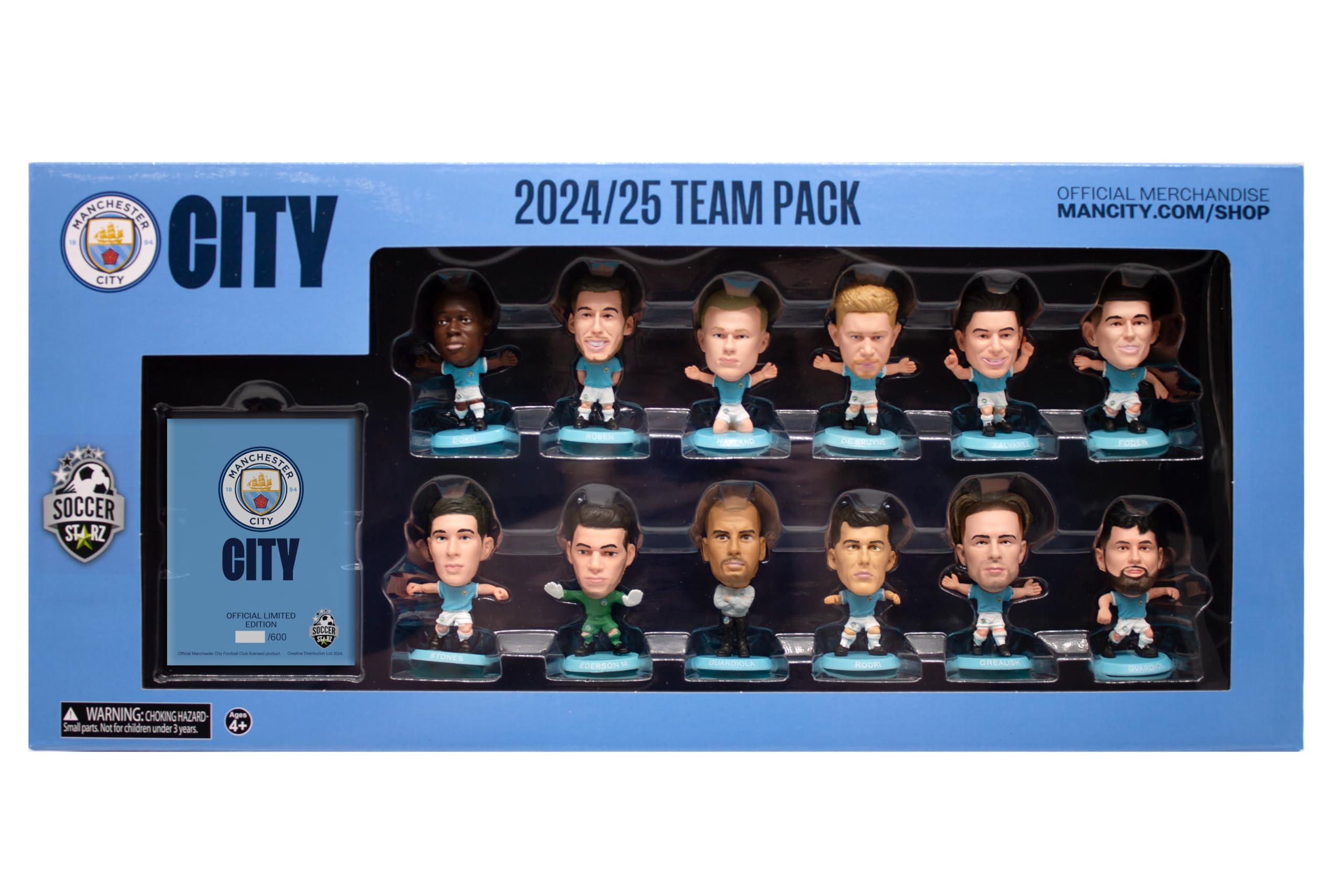 Buy SoccerStarz - Man City Team Pack 12 Figure (2024/25 Version Classic ...