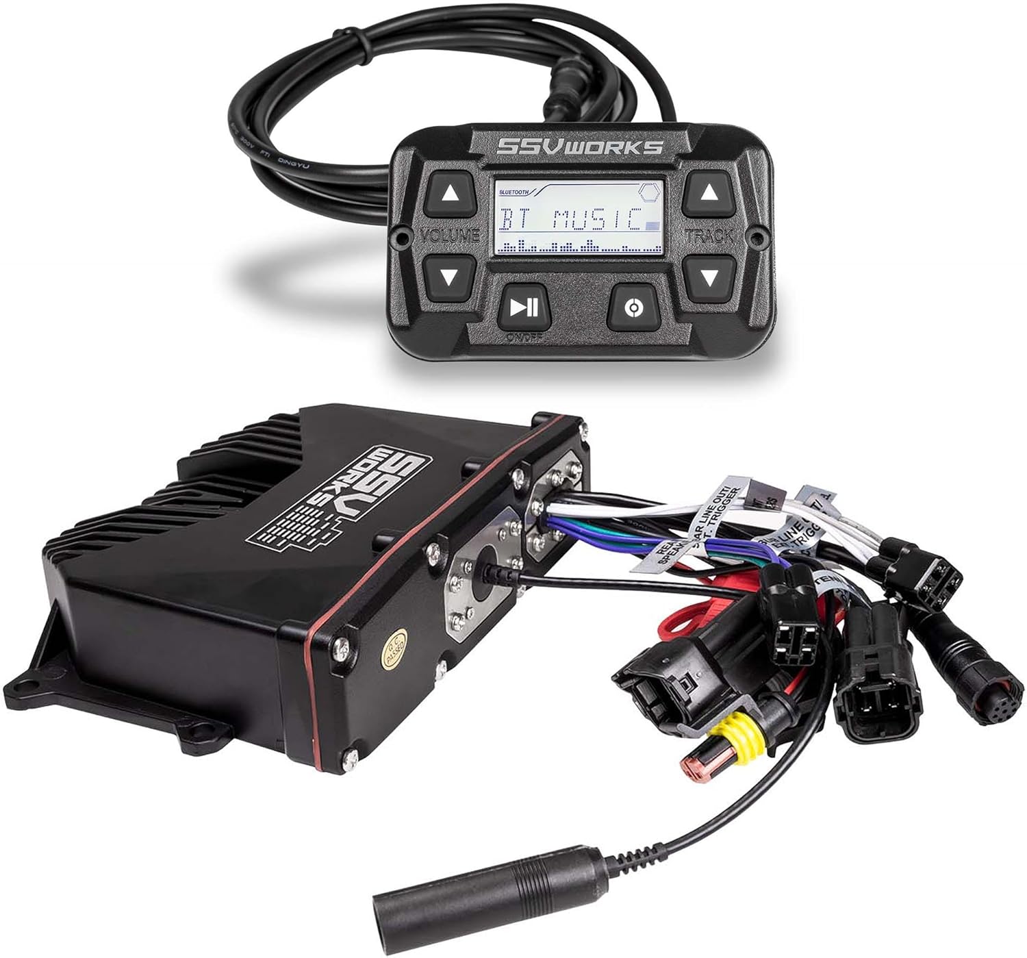 Amazon.com: SSV Universal Bluetooth Media-Controller with LCD-Display w ...