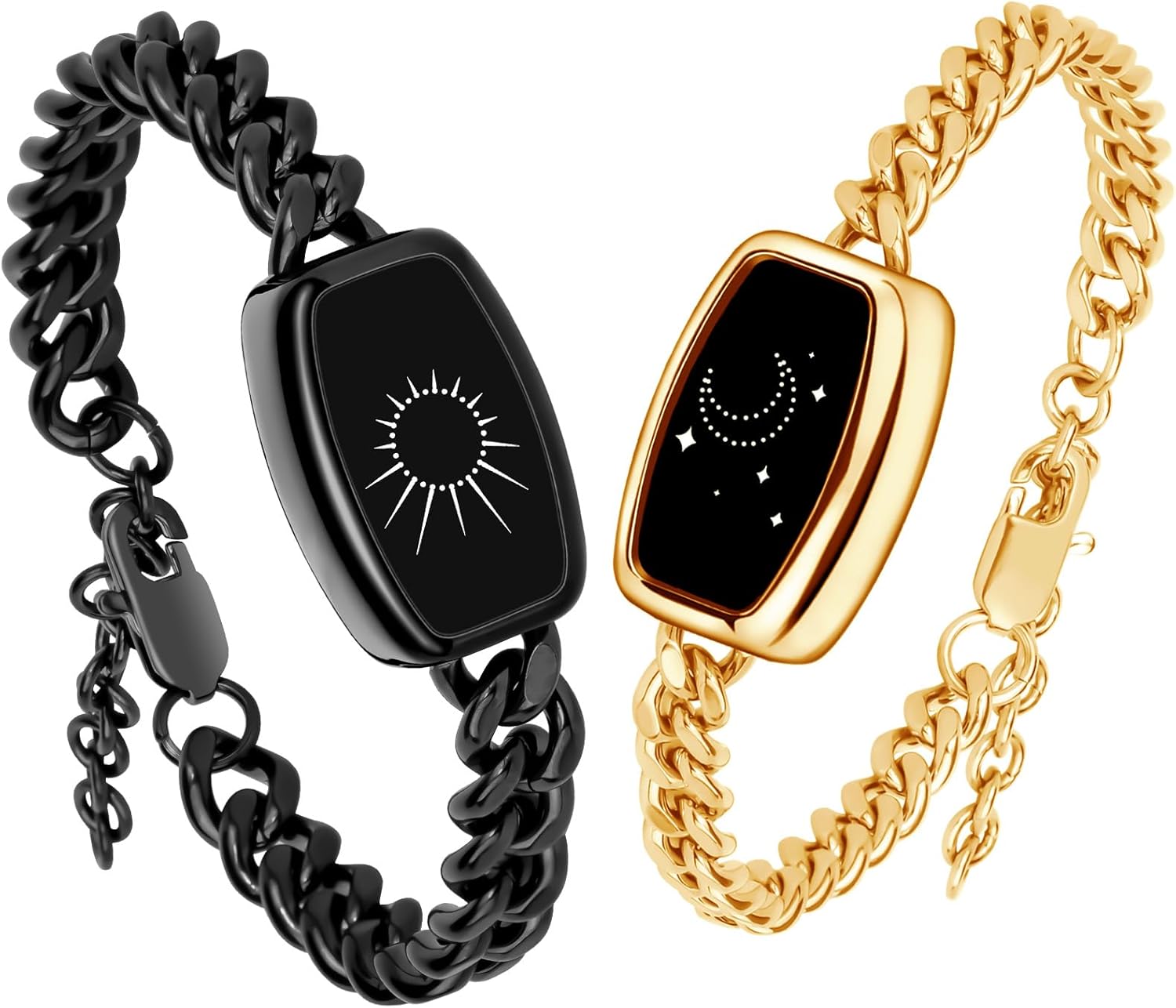 Long Distance Touch Bracelets,Vibration & Light up Couples Bracelets ...