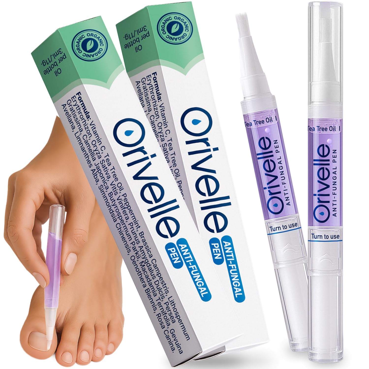 Amazon.com : Orivelle Nail Fungus Pen – Professional Nail Repair ...