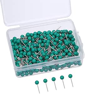 Amazon.com: 500 Pack Map Push Pins Map Tacks Small Size (Green, 1/8 ...