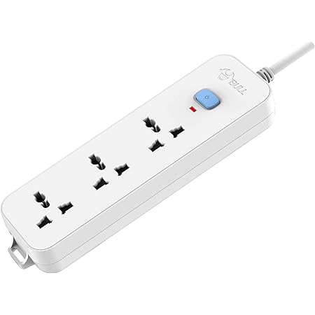 Buy Cablet 240 Volts 3 Way Extension Board - 3 Universal Socket + 3 ...