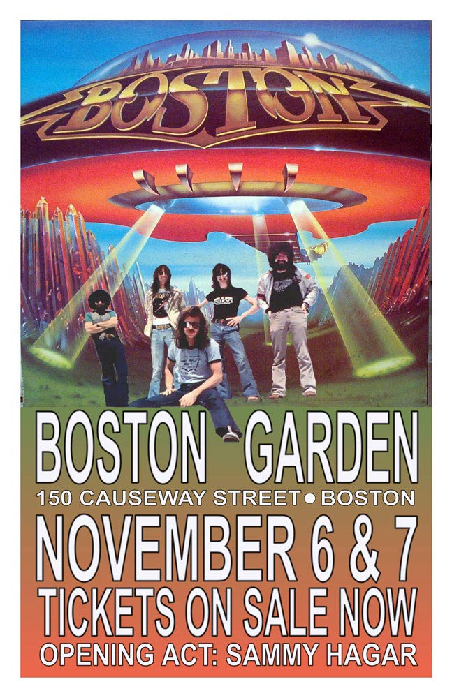 Amazon.com: BOSTON REPLICA BOSTON GARDEN 1978 CONCERT POSTER: Posters ...