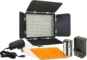 Amazon.com : Vidpro LED-330 Photo and Video Light Kit - On Camera Panel ...