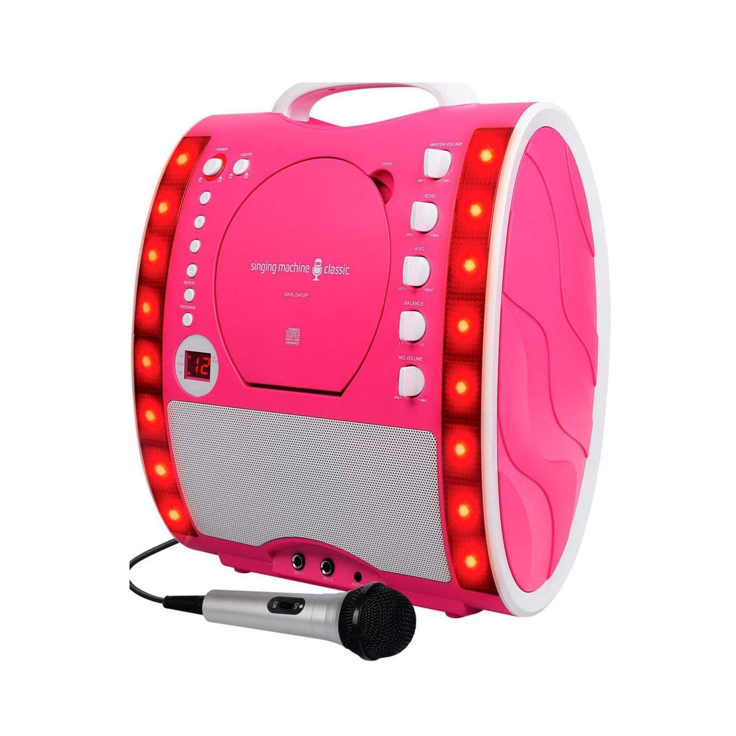 The Singing Machine SML343 Karaoke System Pink : Amazon.in: Musical ...