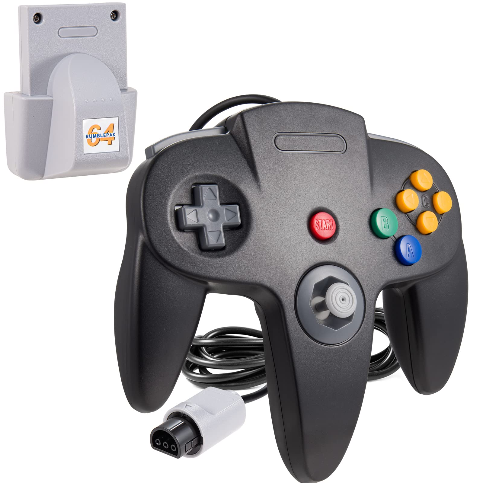 Snapklik.com : iNNEXT Bundle Set 64 Controller + Rumble Pak, Wired Game ...