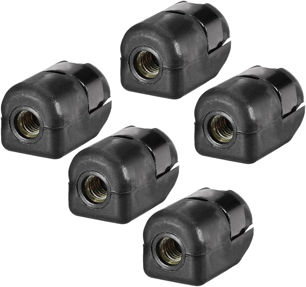 Amazon.com: uxcell Gas Spring End Fitting Black Connector M6 Female ...