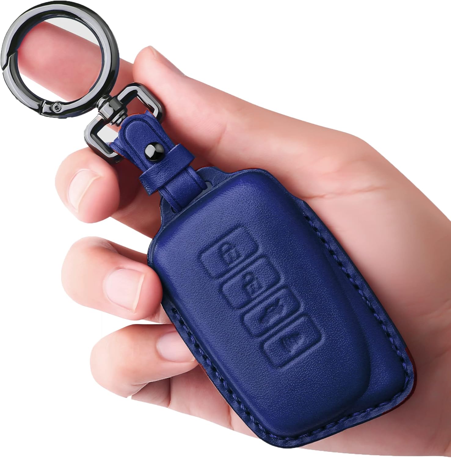 Amazon.com: Tukellen for Lexus Leather Key Fob Cover with Keychain ...