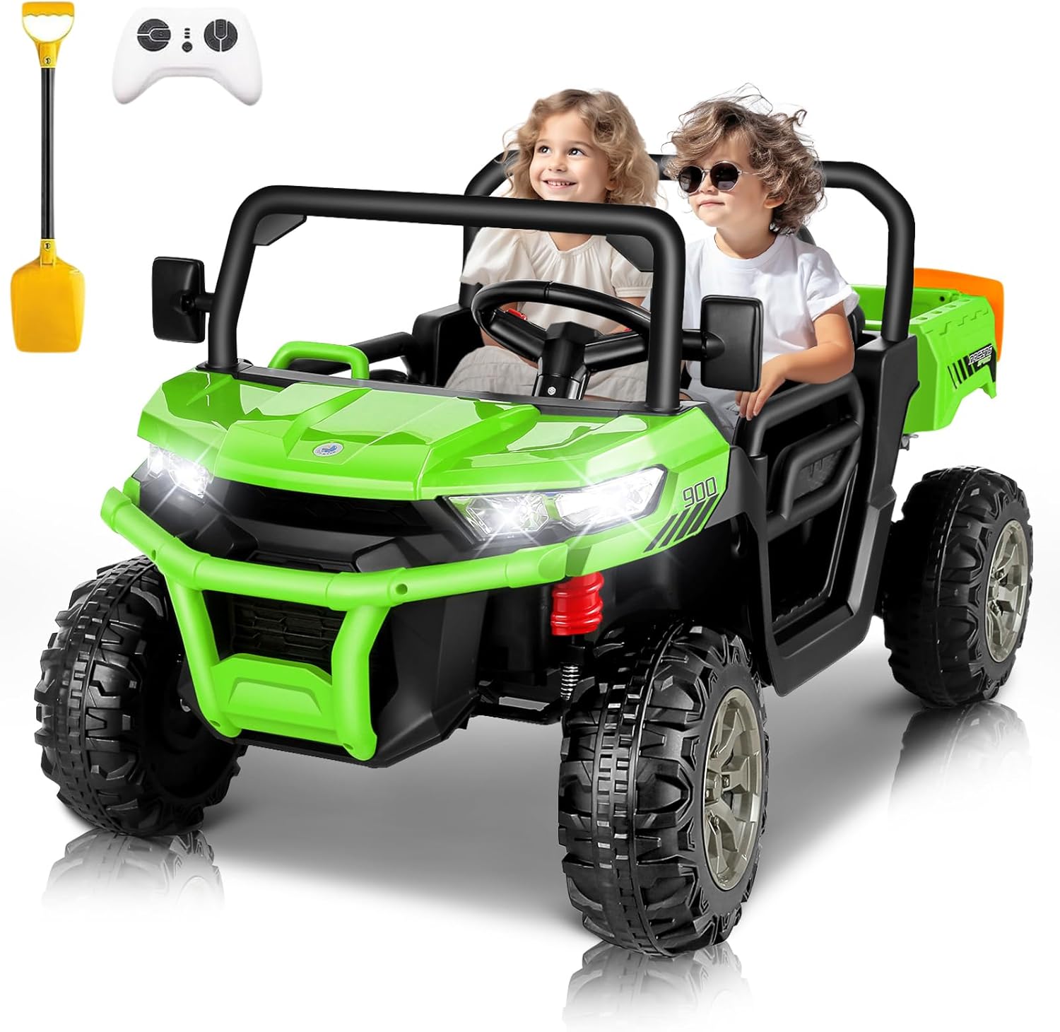 Amazon.com: Hikole 24V Ride on Toys, 2 Seater Power Car Wheels for Kids with Remote Control ...