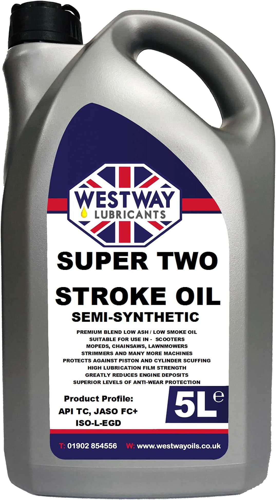 2 Stroke Oil Semi-Synthetic Low Smoke 5L 5 Litres : Amazon.co.uk ...