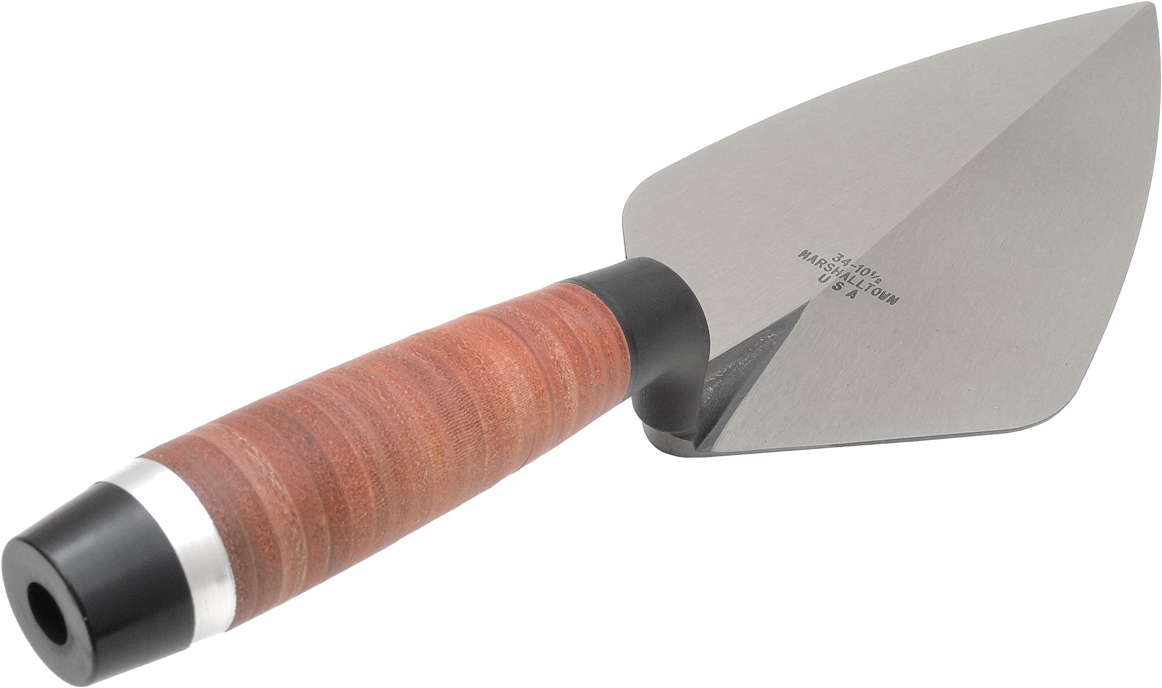 W. Rose RO312-9 9" Wide London Brick Trowel w/Leather Handle - Masonry ...