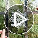 Amazon.com: White Snowflakes Window Clings - 8 Sheets 152 Pcs Christmas ...