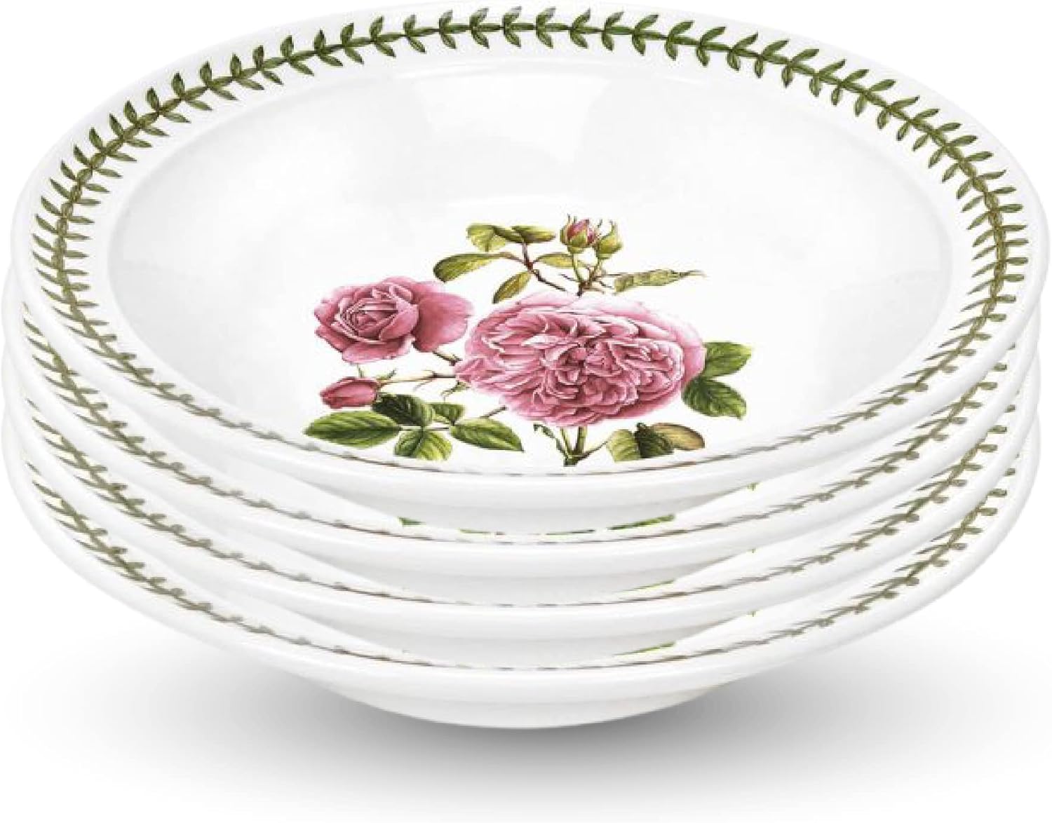 Amazon.com | Portmeirion Botanic Roses Soup Bowl with Rim, Assorted ...