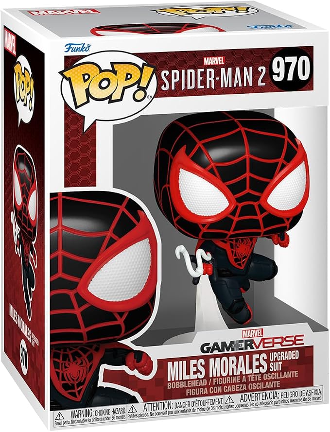 Funko Pop Marvel Gamerverse Miles Morales Upgraded Suit