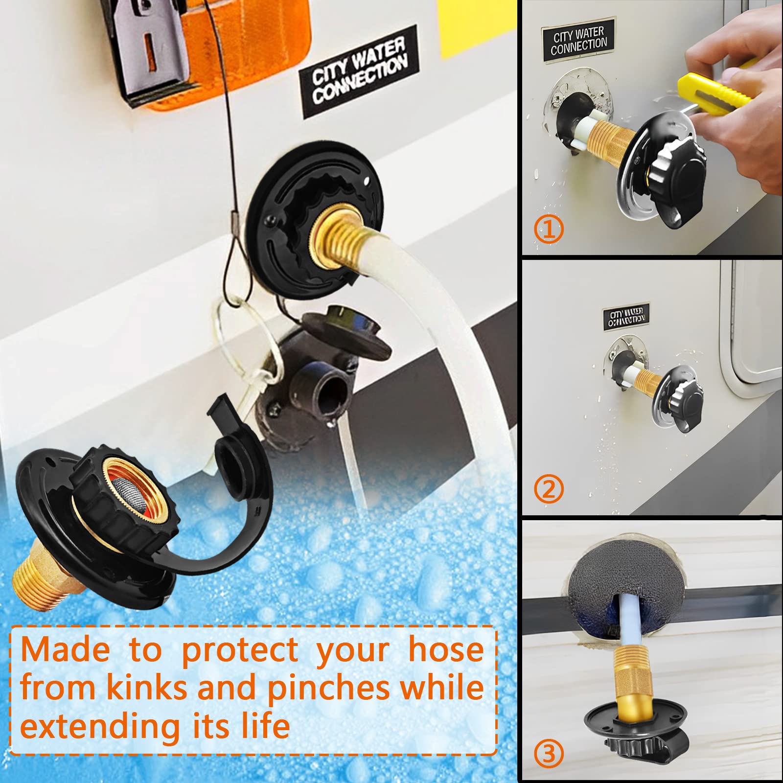 Snapklik.com : RV City Water Inlet