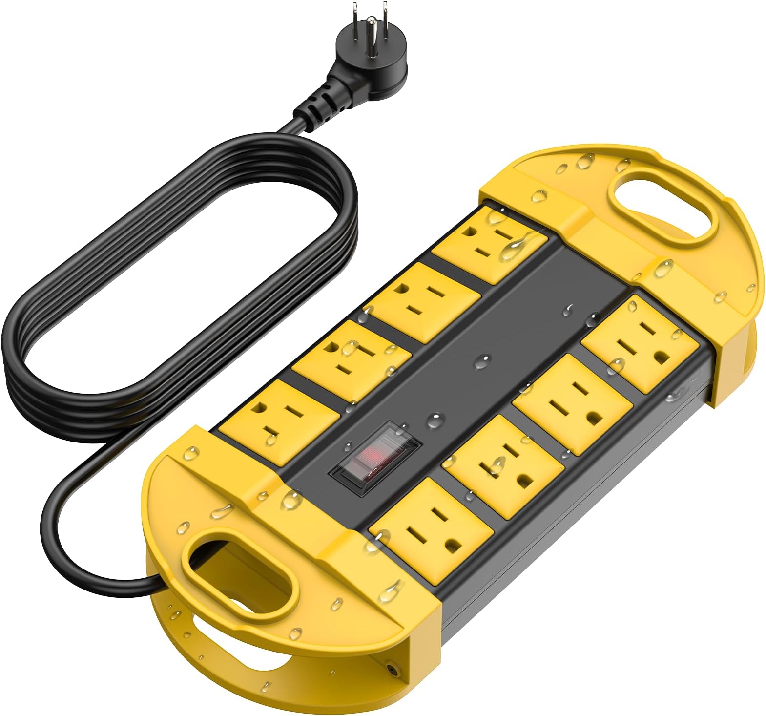 Amazon.com: Outdoor Power Strip Weatherproof, 50FT Heavy Duty Outdoor ...
