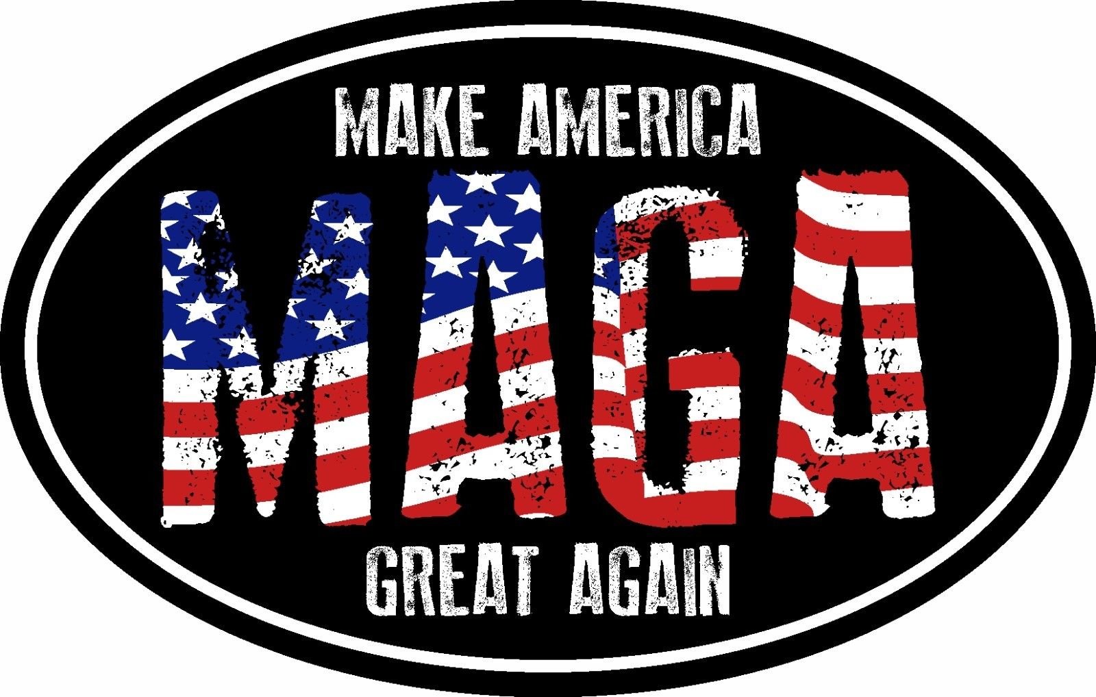 Amazon.com: ION Graphics Magnet MAGA Make America Great Again Flag ...