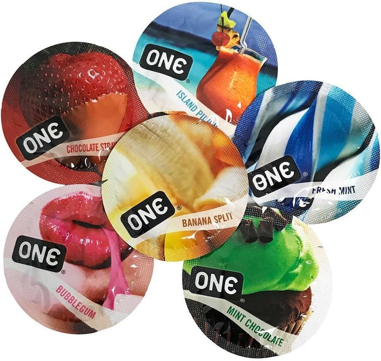 Amazon.com: ONE Flavor Waves, Premium Flavored Lubricated Latex Condoms ...