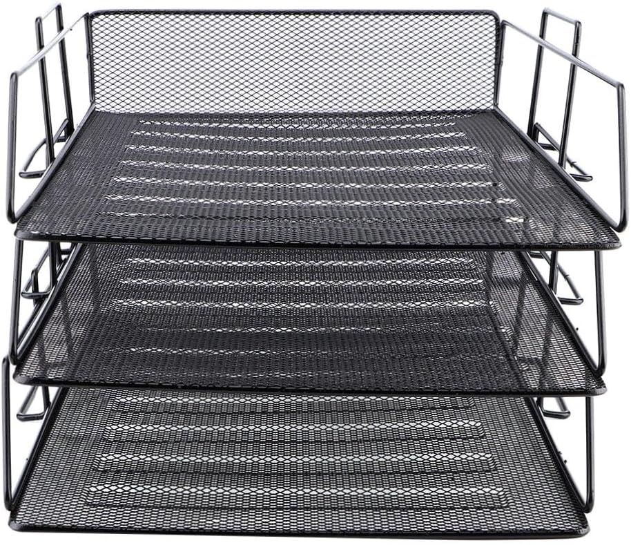 Amazon.com: [Upgraded Office Magazine File Organizer] 3-Tier Document ...