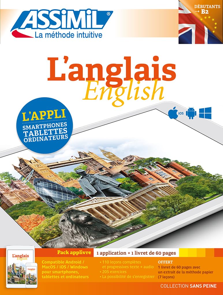 Anglais | Pack Livret + Application | Apprendre l'Anglais Niveau B2 ...