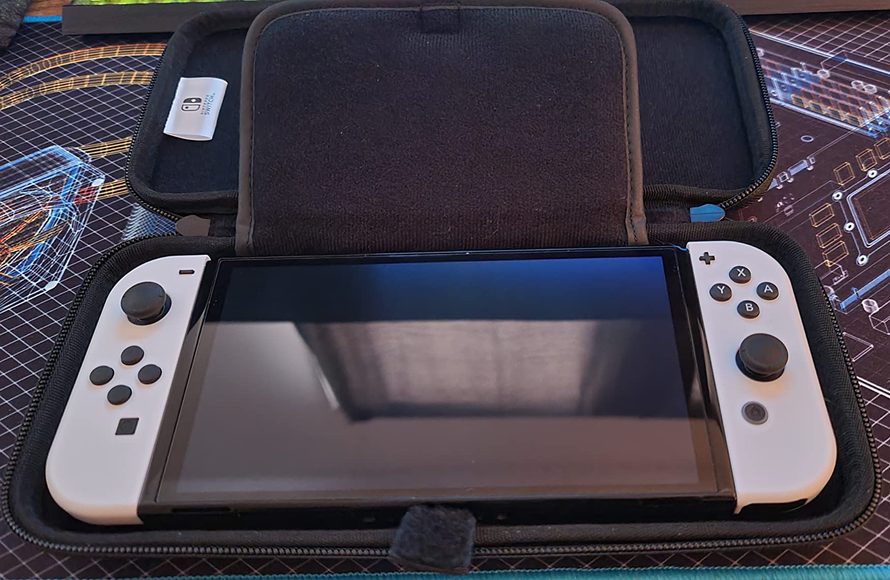 $4/mo - Finance HORI Nintendo Switch Slim Tough Pouch (Red) OLED Model ...