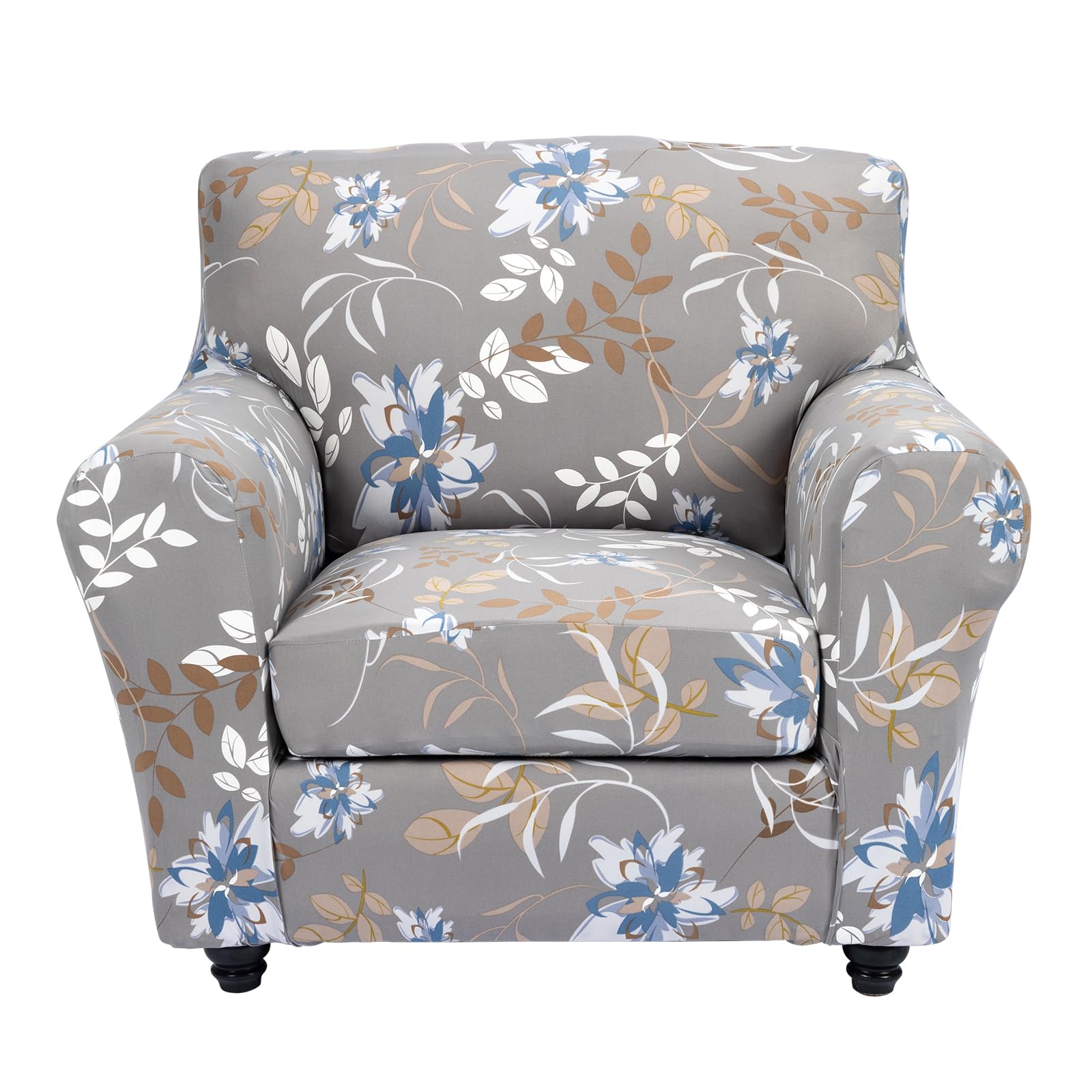 Amazon.com: FUANGUI 2 Piece Chair Covers Stretch Arm Covers Chair Couch ...