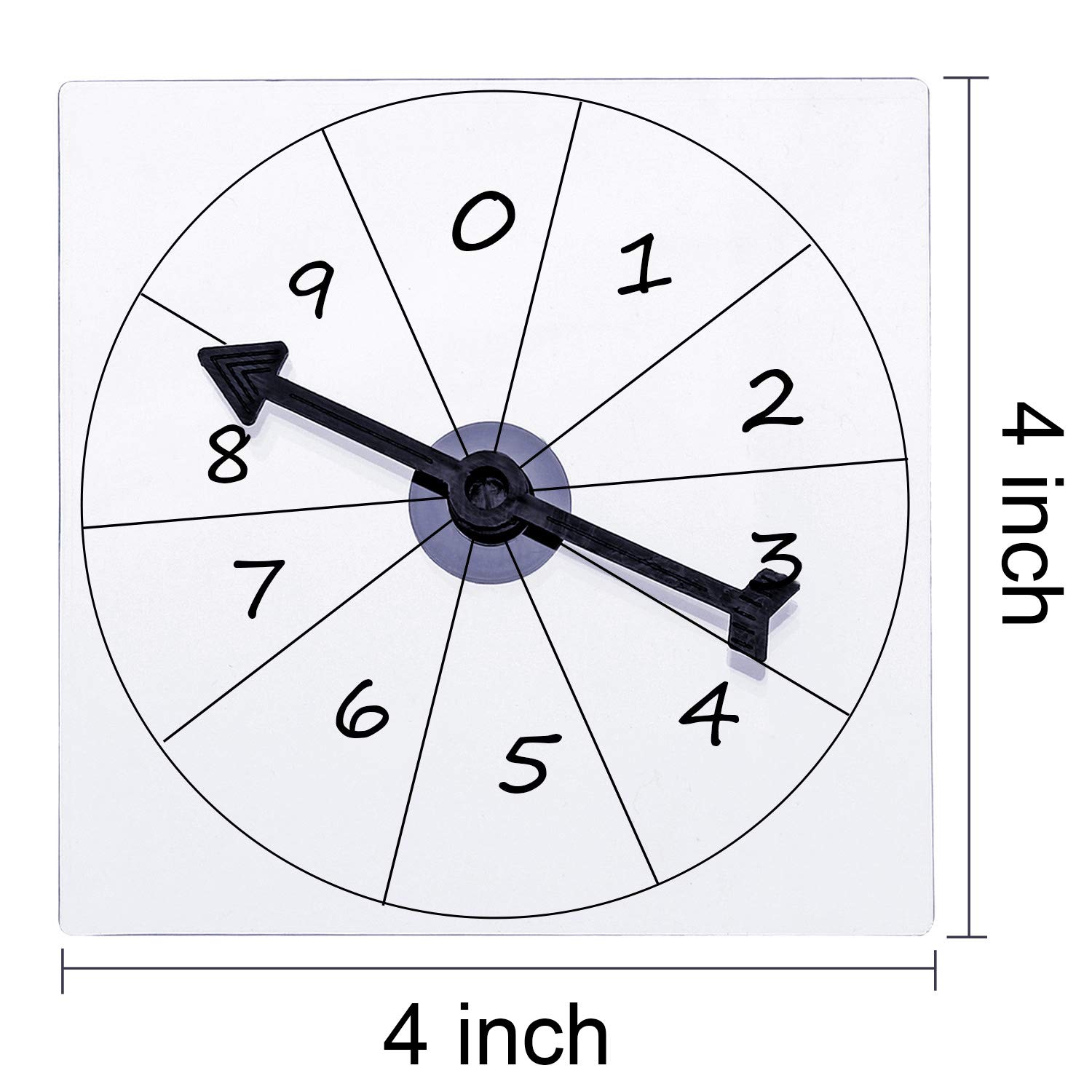 Snapklik.com : Gejoy 10 Pack Transparent Spinners Clear Spinners Dry ...