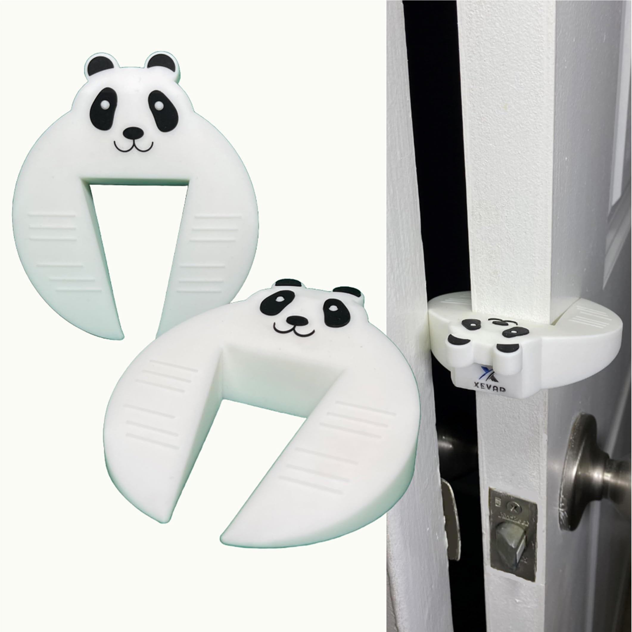 Amazon.com: Door Pinch Guard, Door Slam Stopper - Cute Silicone Panda ...