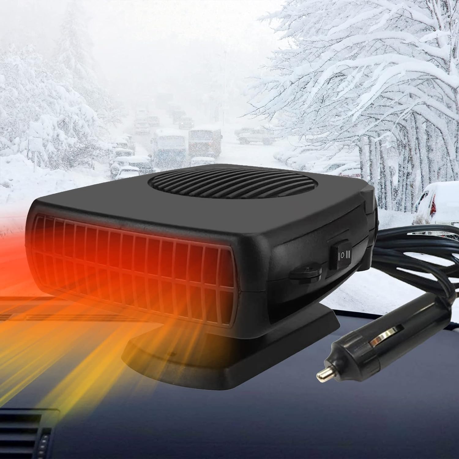 Amazon.com: Car Heater, Car Heater That Plugs into Cigarette Lighter ...