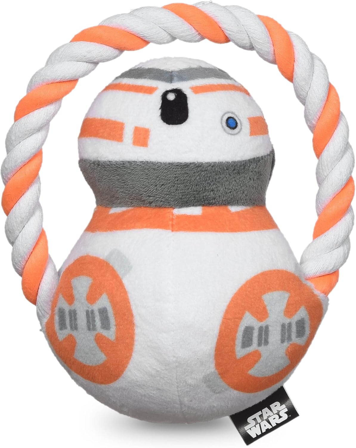 BB8 Plush Head Dog Toy - Star Wars Dog Chew Toys, Tug of War - Gifts ...