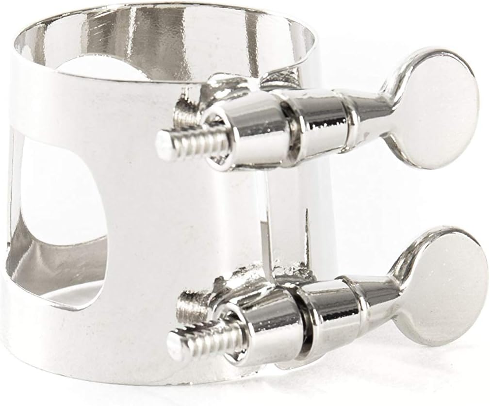 Amazon.com: Treela 4 Pcs Clarinet Ligature Bb Clarinet Ligature Silver ...