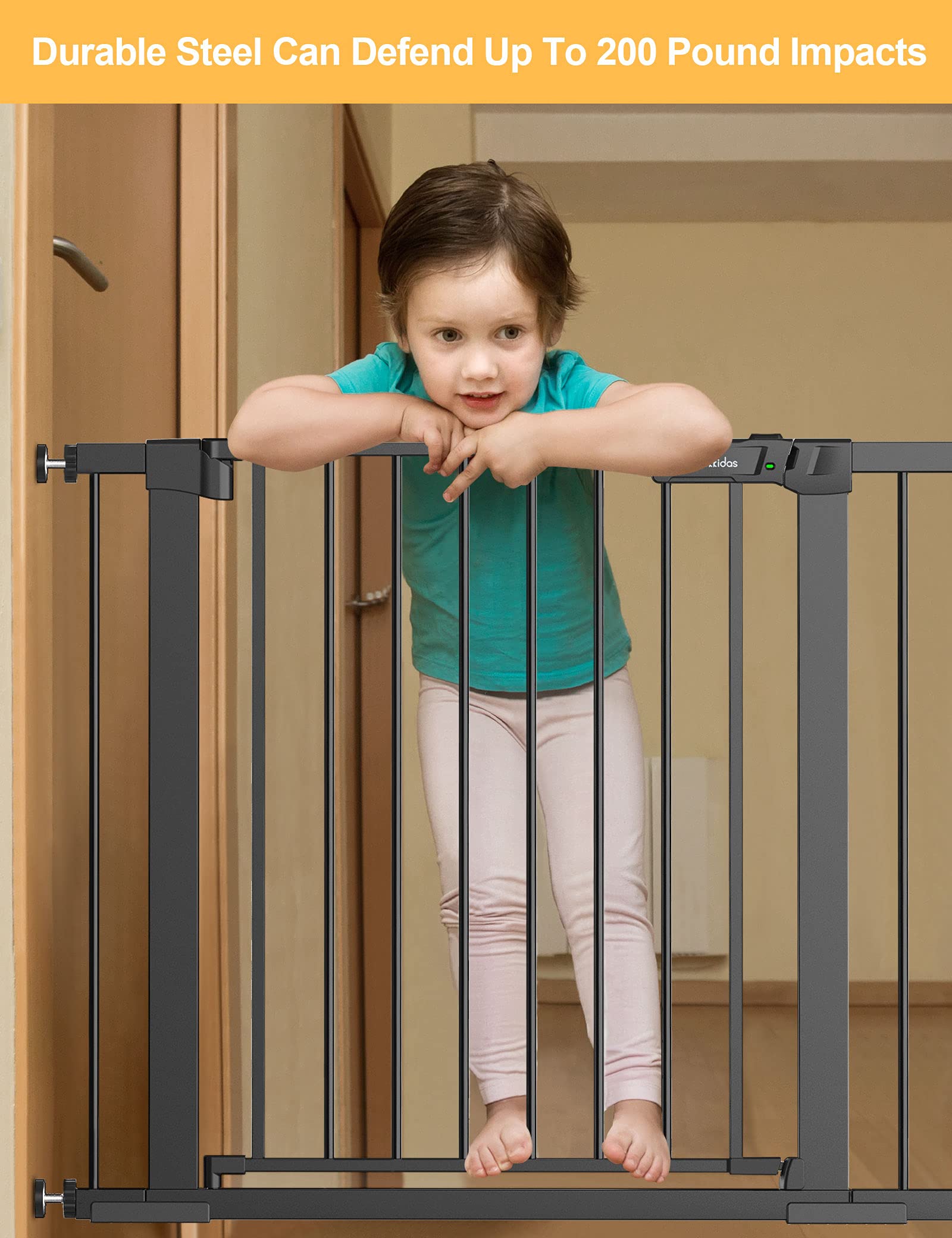 Buy Tokkidas 40.6"-29.5" Auto Close Baby Gate, Extra Wide Child Gate ...