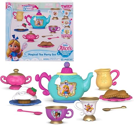 Amazon.com: Disney Junior Alice’s Wonderland Bakery Tea Party, Kids Tea ...