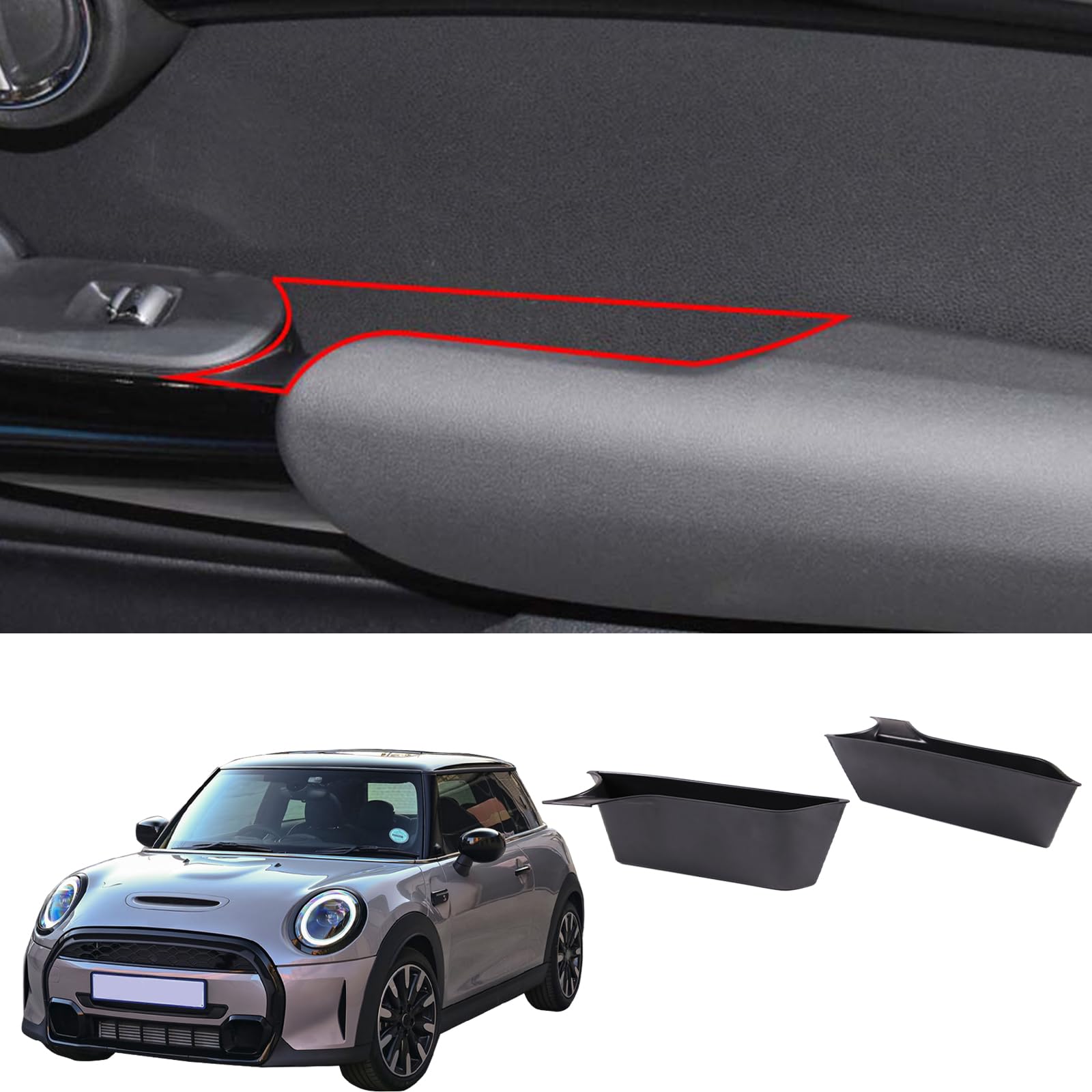 Amazon.com: Door Organizer Storage Box Compatible with BMW Mini Cooper ...